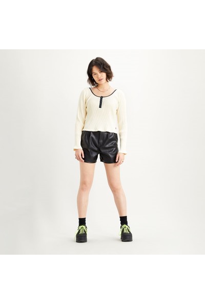 Levis Kadın Şort Hr Faux Leather 38939-0000