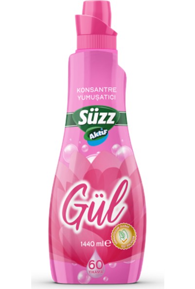 Süzz Konsantre Yumuşutacı Gül 1440 ml Süzz Konsantre Yumuşutacı Gül 1440 ml