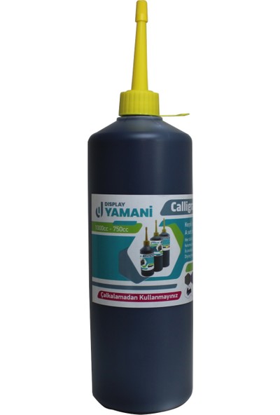 Yamani Display Keçeli Yazı Seti Mürekkebi 1 Lt Siyah