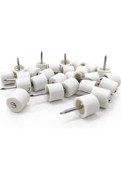 Nobel Çivili Raf Pimi Beyaz (100 Ad)