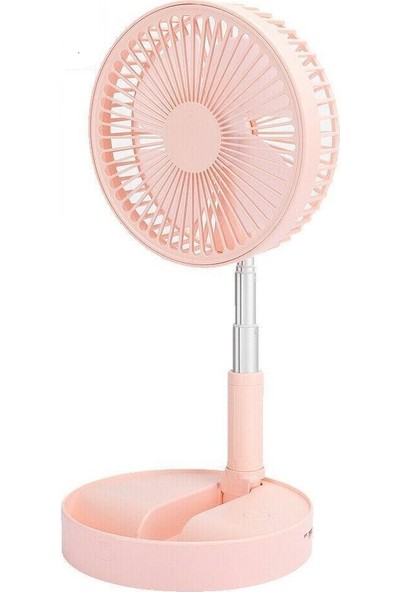 Inovaxis Taşınabilir Şarjlı Yükseklik Ayarlı Powerbank Özellikli Vantilatör Beyaz