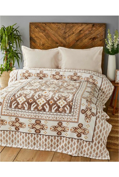 Karaca Home Neos Bej Wellsoft Çift Kişilik Battaniye Karaca Home Neos Bej Wellsoft Çift Kişilik Battaniye