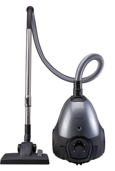 Karaca Toz Torbalı Süpürge Antrasit