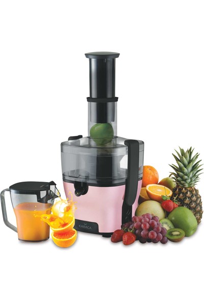 Karaca Maxvit 1501 Katı Meyve Sıkacağı Çelik Rosegold