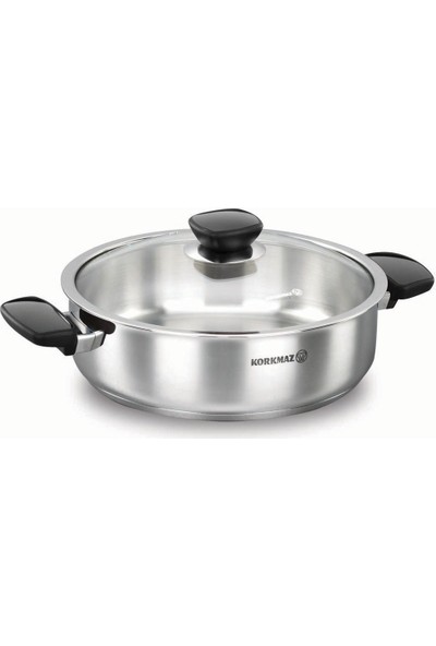Korkmaz Kappa 26X7 cm Kısa Tencere Korkmaz Kappa 26X7 cm Kısa Tencere