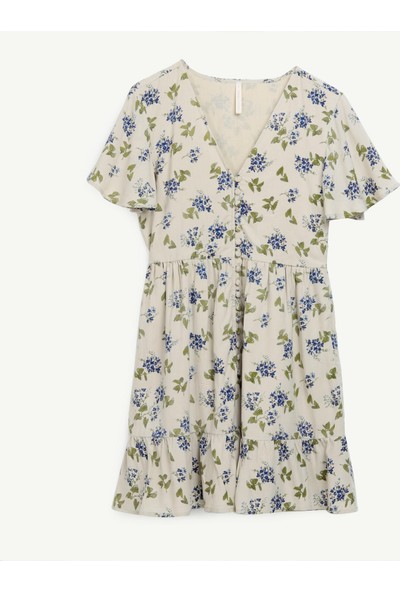 Yargıcı V Yaka Elbise