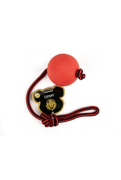 Lion Pet Köpek Oyuncağı Büyük Köpekler Için Ipli Kauçuk Top 7 cm Lion Pet Köpek Oyuncağı Büyük Köpekler Için Ipli Kauçuk Top 7 cm