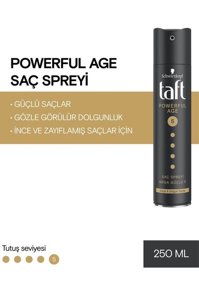 Powerful Age ( Ince ve Zayıflamış Saçlar Için ) Sprey 250 ml x 2 Adet Powerful Age ( Ince ve Zayıflamış Saçlar Için ) Sprey 250 ml x 2 Adet
