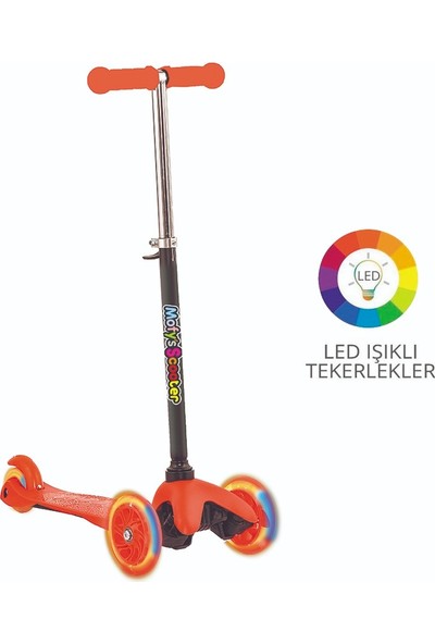 Mofy's Twister Işıklı 3 Tekerlekli Yükseklik Ayarlı Kaymaz Taban Mini Scooter Mofy's Twister Işıklı 3 Tekerlekli Yükseklik Ayarlı Kaymaz Taban Mini Scooter