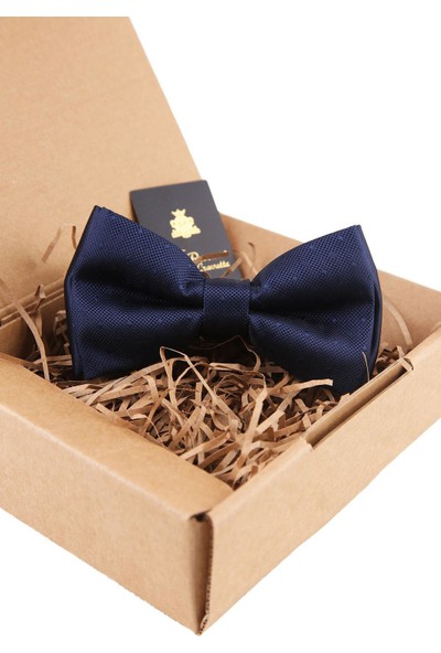 Kravatkolik Lacivert Kendinden Desen Papyon P1531