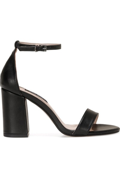 Nine West Maysıe 1fx Siyah Kadın Topuklu Sandalet