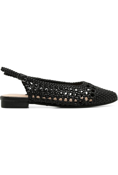 Nine West Katty 1fx Siyah Kadın Babet