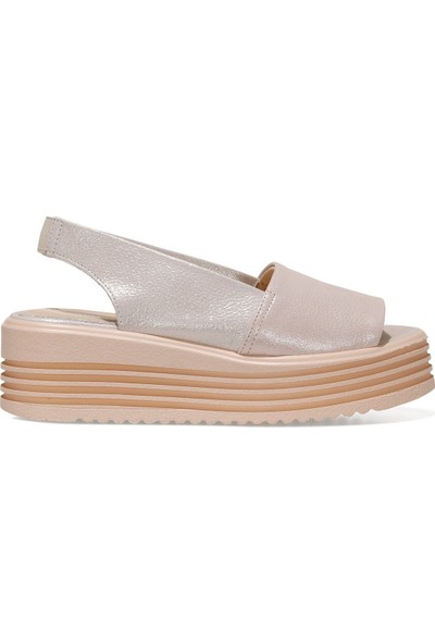 Nine West Morena2 1fx Altın Kadın Dolgu Topuklu Sandalet