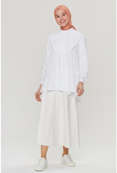 Armine Gömlek 21Y3948 Ekru