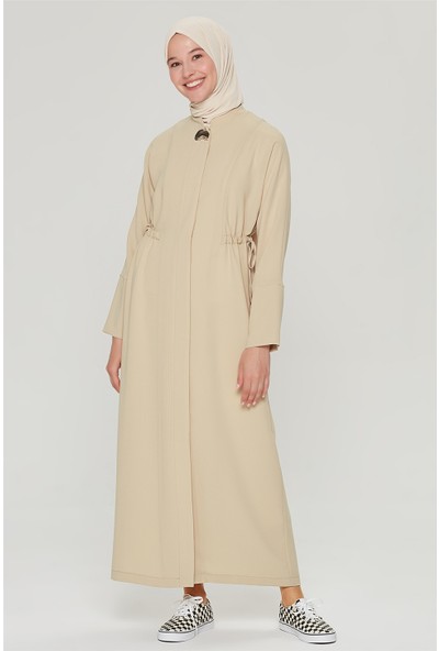 Armine Yanları Bağcıklı Pardesü 21Y8447 Bej