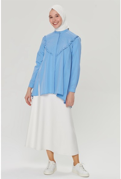 Armine Gömlek 21Y3948 Mavi Armine Gömlek 21Y3948 Mavi
