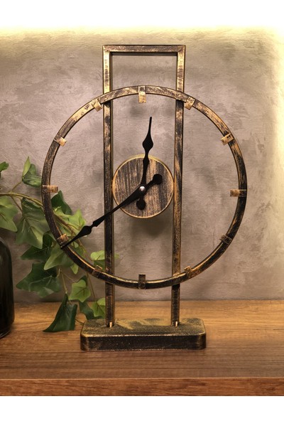 Emores Dekoratif Metal Masa Saati