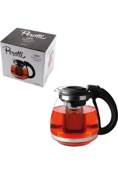 Perotti DEM-1500 Luca Cam Demlik Süzgeçli 1500ML 076999