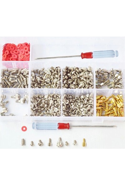 Oem 107 Parça Pc Anakart-Kasa-Ekran Kartı Vida Takımı Kutulu Oem 107 Parça Pc Anakart-Kasa-Ekran Kartı Vida Takımı Kutulu