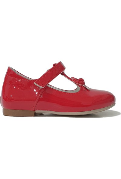 İlhan Paşaoğlu Direkli Bebek Deri Babet 784 Kırmızı