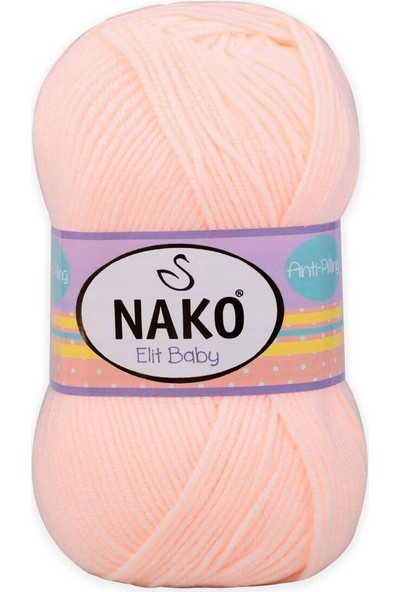 Nako Elit Baby El Örgü Ipi 100 gr | Soft Şeftali 3701 Nako Elit Baby El Örgü Ipi 100 gr | Soft Şeftali 3701