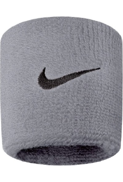 Nike Swoosh Wristbands Unisex Gri Antrenman Bileklik N.NN.04.051.OS Nike Swoosh Wristbands Unisex Gri Antrenman Bileklik N.NN.04.051.OS