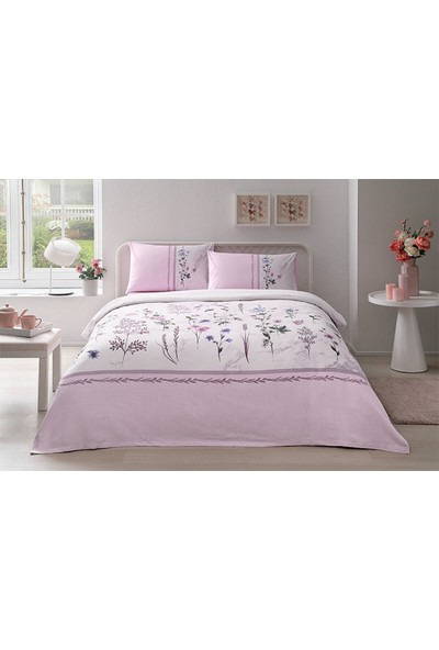 Özdilek Wildly Blooms Pembe Çift Kişilik Pike Takımı Özdilek Wildly Blooms Pembe Çift Kişilik Pike Takımı