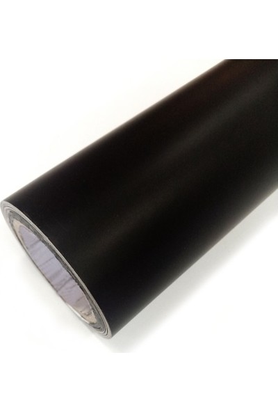 Mactac Siyah Folyo Yapışkanlı Mat Siyah Kaplama Folyosu Mactac Siyah Folyo Yapışkanlı Mat Siyah Kaplama Folyosu