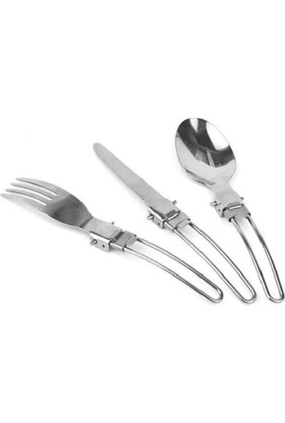 Nurgaz Katlanır Kaşık Bıçak Çatal Set Ng Kckb
