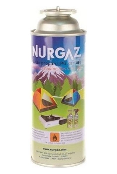 Nurgaz Ng 207 Valfli Kartuş 220 gr Nurgaz Ng 207 Valfli Kartuş 220 gr