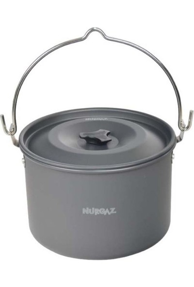 Nurgaz Büyük Kamp Tencere 4.2lt 530GR Ng 200.B Nurgaz Büyük Kamp Tencere 4.2lt 530GR Ng 200.B