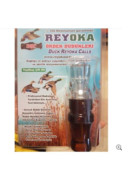 Reyoka Yeşilbaş Ördek Düdüğü Şeffaf