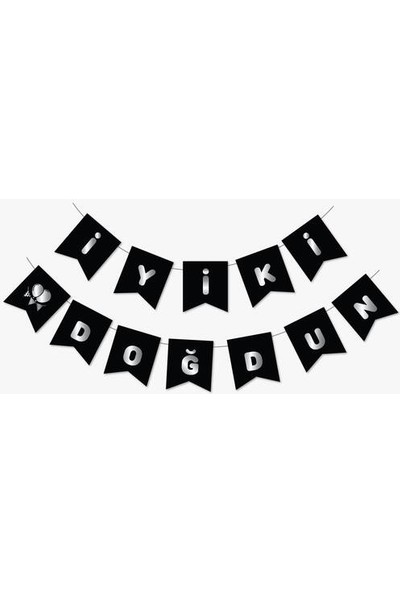 Azfahomestore Siyah Gümüş Yaldızlı Banner Azfahomestore Siyah Gümüş Yaldızlı Banner