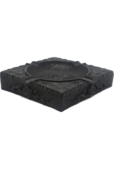 Hediye Bankası El Yapımı Dekoratif Beton Küllük Eskitme Kül Tablası 12*12 cm