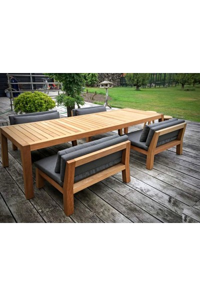 Ahşap Gemisi Agro Dış Mekan Masa Takımı Ahşap Gemisi Agro Dış Mekan Masa Takımı