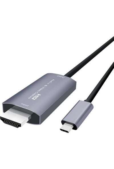 Gahome HD Ses ve Video Yakalama Kartı 4K Girişi Full HD 1080P (Yurt Dışından)