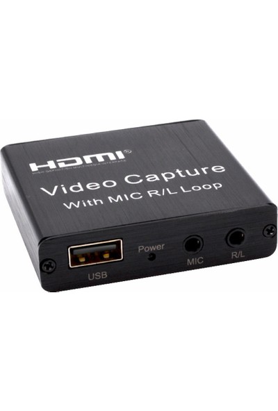 Gahome Video Ses Yakalama Kartı USB 2.0 HD 1080P 4K Video (Yurt Dışından)