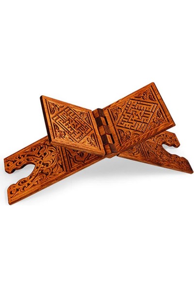 Icma Selçuklu Oymalı Büyük Ahşap Rahle 21X65 cm Icma Selçuklu Oymalı Büyük Ahşap Rahle 21X65 cm