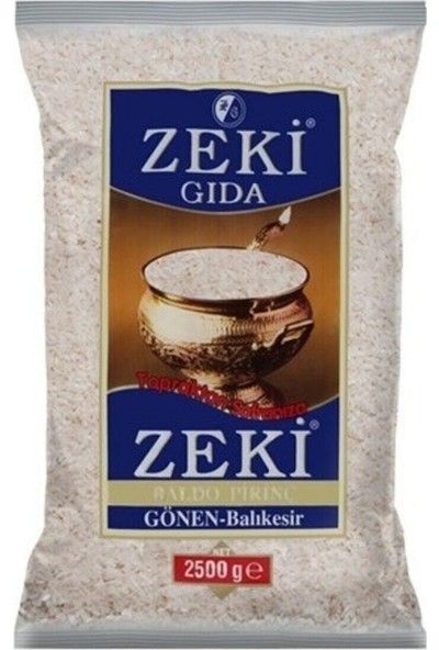 Zeki Baldo Pirinç 2500 gr Zeki Baldo Pirinç 2500 gr