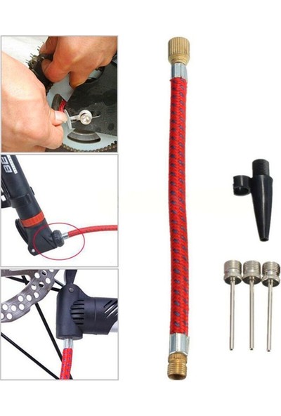 Tamithalat Pompa Iğne Başlık Seti Top Bisiklet Lastiği Şişirme Iğneleri Tamithalat Pompa Iğne Başlık Seti Top Bisiklet Lastiği Şişirme Iğneleri