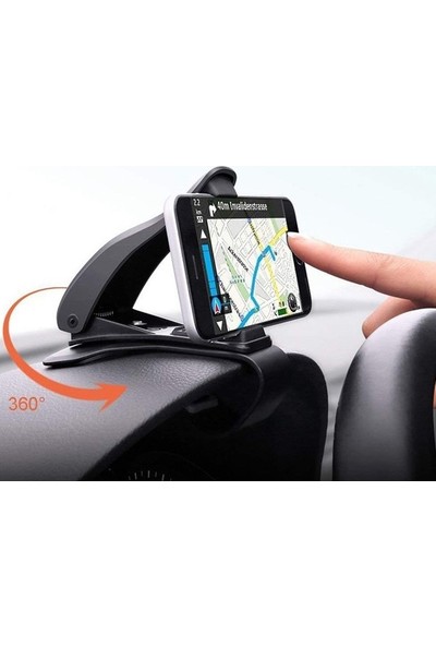 Diğer 360 Oynar Araba Gösterge Üstüne Takılan Navigasyon Telefon Tutucu Diğer 360 Oynar Araba Gösterge Üstüne Takılan Navigasyon Telefon Tutucu
