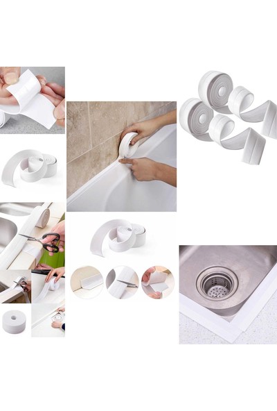 River World Su Sızdırmaz Banyo Mutfak Lavabo Küvet Izolasyon Şerit Bant River World Su Sızdırmaz Banyo Mutfak Lavabo Küvet Izolasyon Şerit Bant