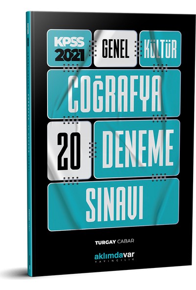 Aklımdavar Yayıncılık 2021 KPSS Coğrafya 20 Deneme Aklımdavar Yayıncılık 2021 KPSS Coğrafya 20 Deneme