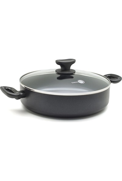 Greenpan Torino Thermolon Seramik Yapıştırmaz 28 cm Basık Tencere Greenpan Torino Thermolon Seramik Yapıştırmaz 28 cm Basık Tencere
