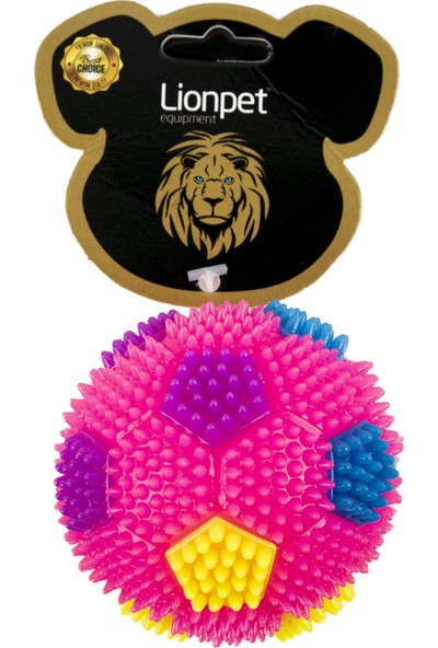 Lion Pet Köpek Oyuncağı Işıklı Top 7 cm