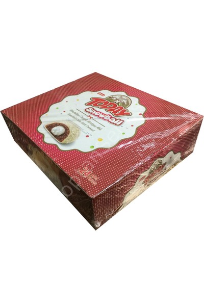 Elvan Today Snowball Hindistan Cevizli Kartopu Kek 50 gr 24'lü Elvan Today Snowball Hindistan Cevizli Kartopu Kek 50 gr 24'lü