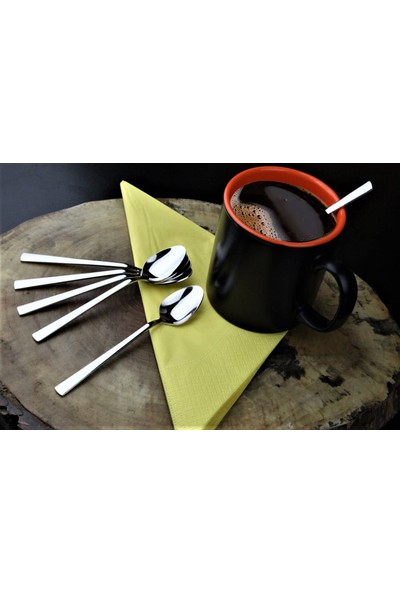 WuuQ Çelik 6'lı Çay Kaşığı