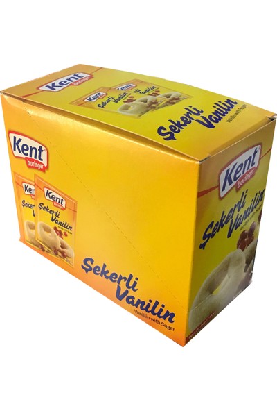 Kent Boringer Şekerli Vanilin 5 gr 36'lı Kent Boringer Şekerli Vanilin 5 gr 36'lı