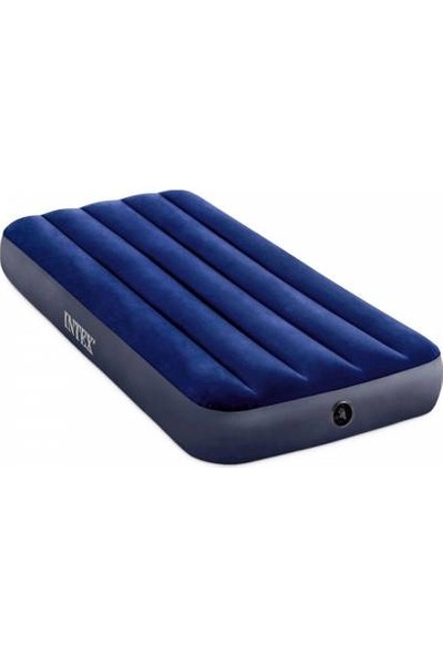 Masho Trend Intex Dura-Beam Tek Kişilik Ev Kamp Şişme Yatak Lacivert - 64757