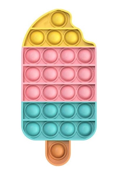 Popit Toys Stres Giderici Duyusal ve Zeka Gelişim Oyuncağı (Dondurma Modeli - Soft) Popit Toys Stres Giderici Duyusal ve Zeka Gelişim Oyuncağı (Dondurma Modeli - Soft)